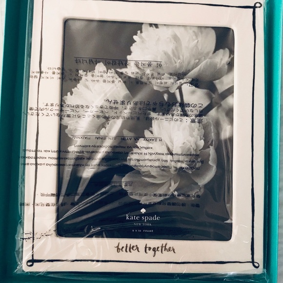 kate spade | Accents | Kate Spade Better Together Porcelain Photo Frame ...